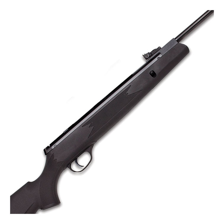 Webley VMX Spring Powered Air Rifle, Black Ambidextrous Polymer Stock ...