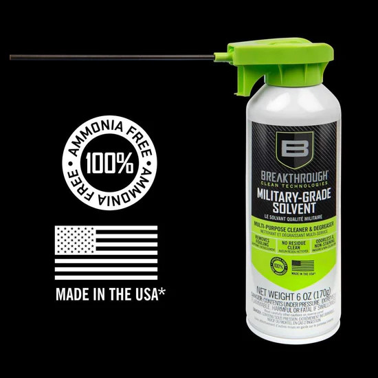 Breakthrough Aerosol Military Grade Solvent, 6oz - Highland Outdoors ...