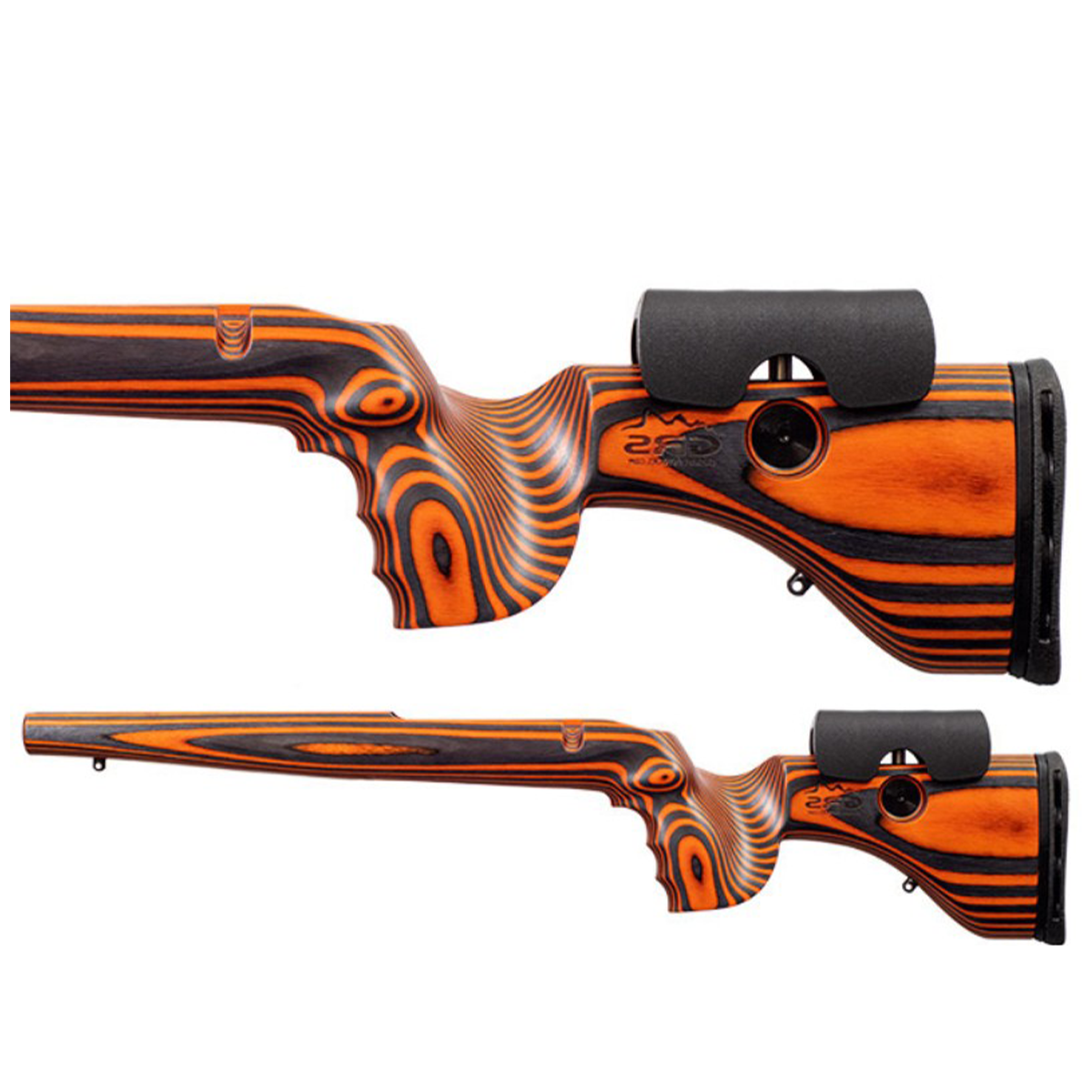 GRS Hunter Light to suit Non Inletted Blank Left Hand - Orange Black ...