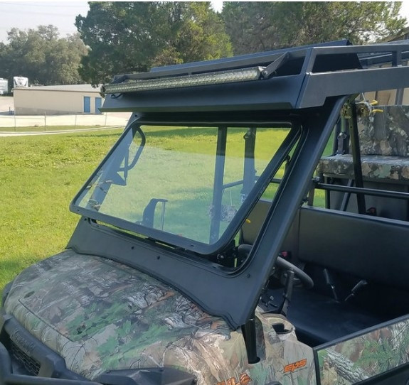 Kawasaki Mule Pro FX / FXT Tip Out Windshield by Fortress - 42020602
