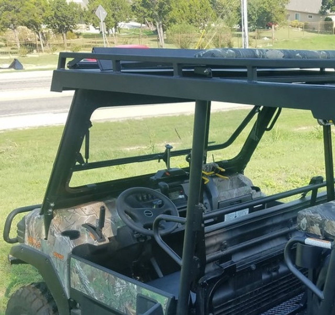 Kawasaki Mule Pro Fx Fxt Tip Out Windshield By Fortress 42020602