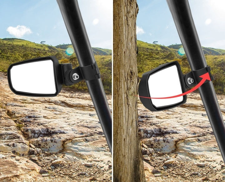 Enhance Safety and Visibility with Kawasaki Mule / KRX Roll Cage Mirror ...