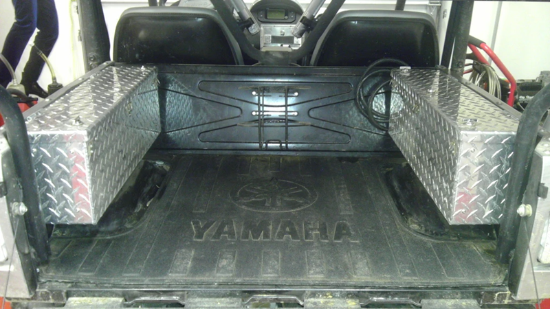 Kawasaki Teryx/KRX/Mule UTV Universal Storage Security Box - Black by ...