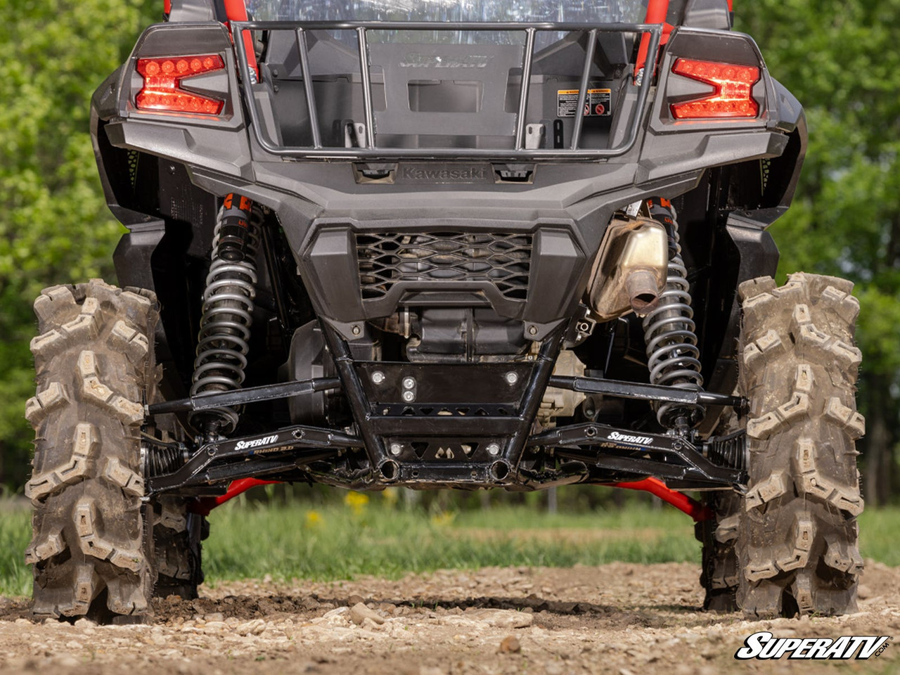 Kawasaki Teryx KRX 1000 High-Clearance Rear Trailing Arms by SuperATV RTA-K-KRX-02