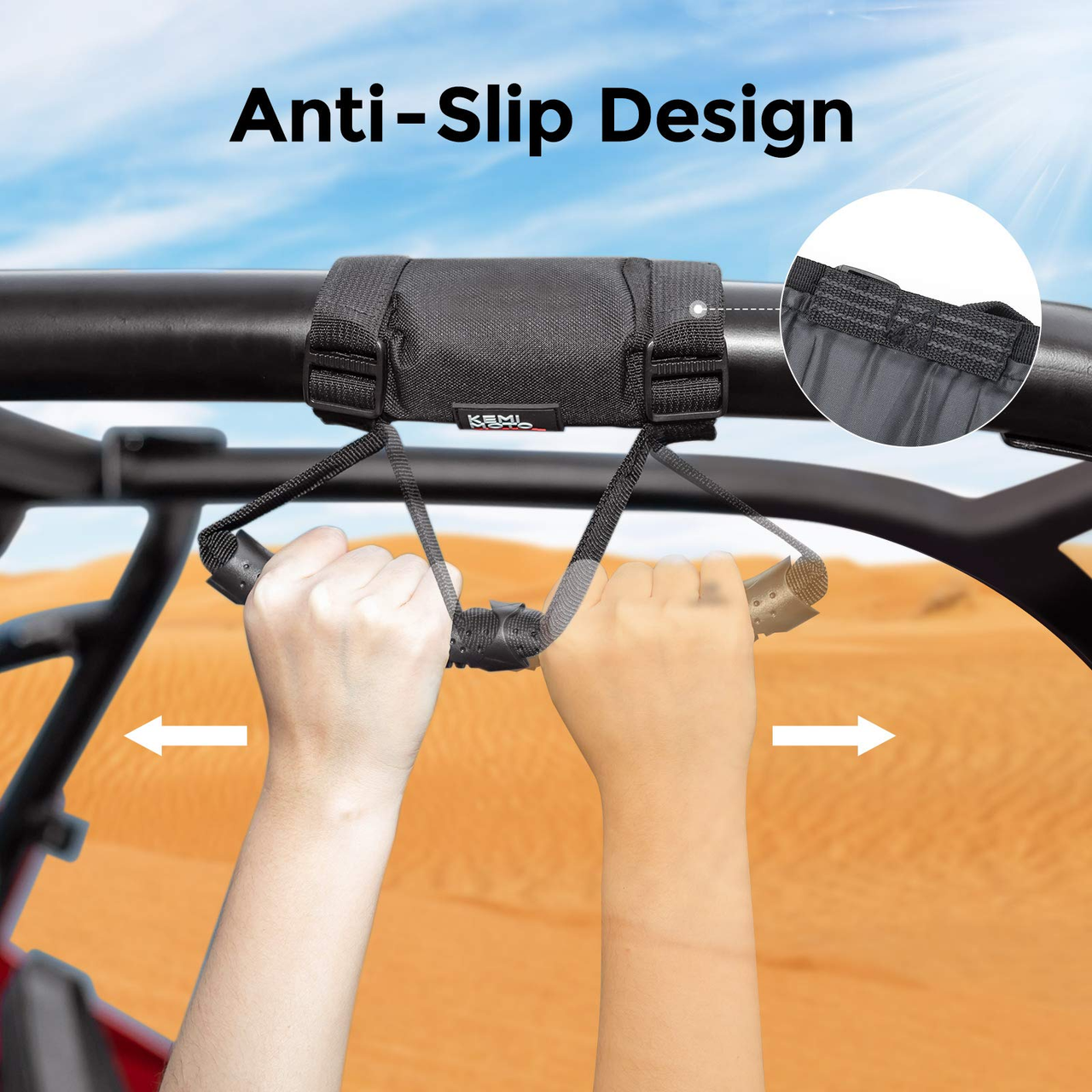Kawasaki Teryx/Mule UTV Grab Handles Grip (2 Pack ) by Kemimoto B0111 ...