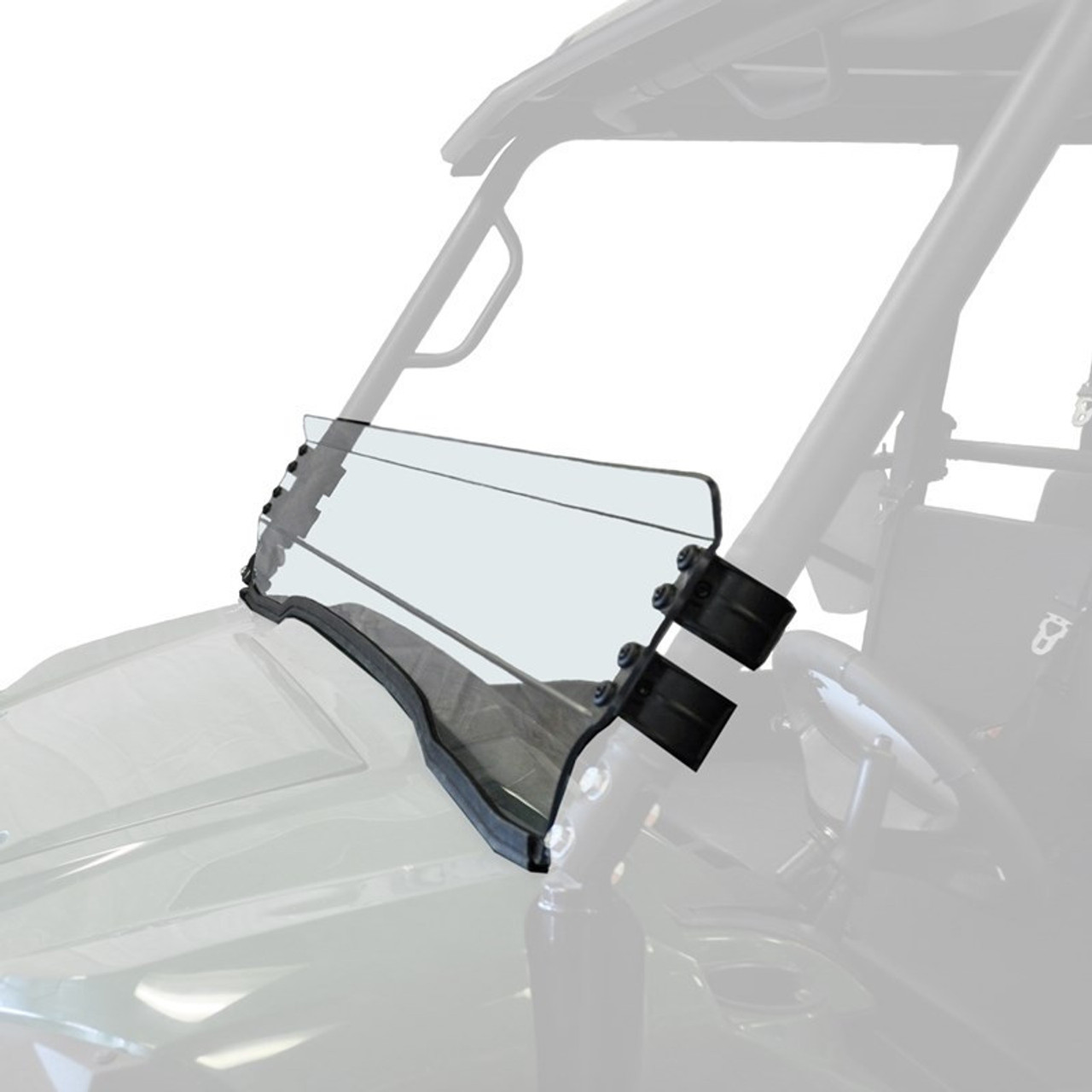 Kawasaki Mule Utv Half Fixed Windshield Kolpin Powersports 2523