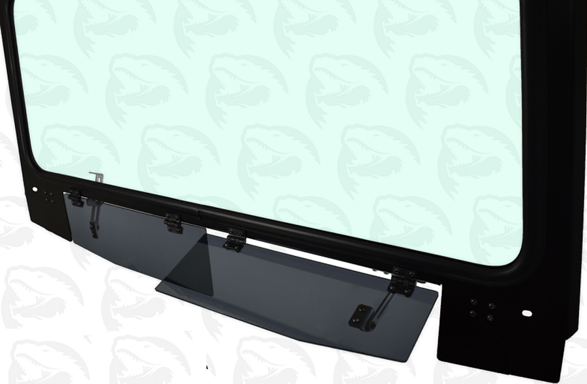 Kawasaki Teryx Krx 1000 Black Vented Full Glass Windshield With Wiper