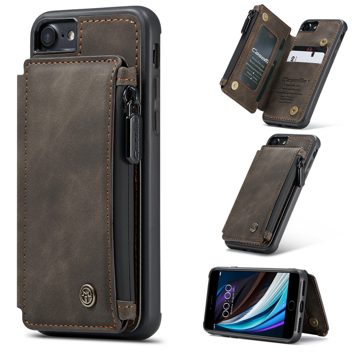 CaseMe Shockproof iPhone SE (2020) 2nd Gen Case Cover Wallet Apple ...