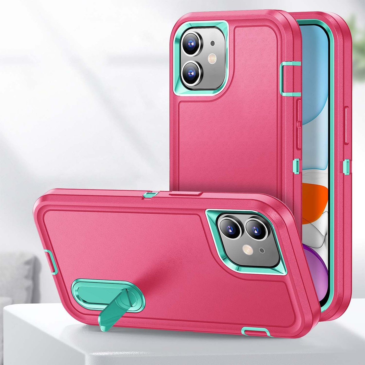 Shockproof iPhone 11 Case Cover Heavy Duty with Stand Apple iPhone11 ...