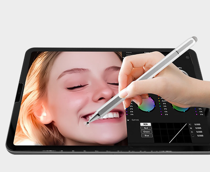 Universal 3-in-1 Multi-Purpose Stylus Pen for iPhone iPad Samsung Phone ...