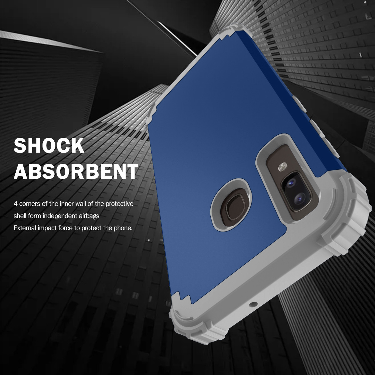 Impact Samsung Galaxy A30 2019 Shockproof 3in1 Rugged Case Cover A305 ...