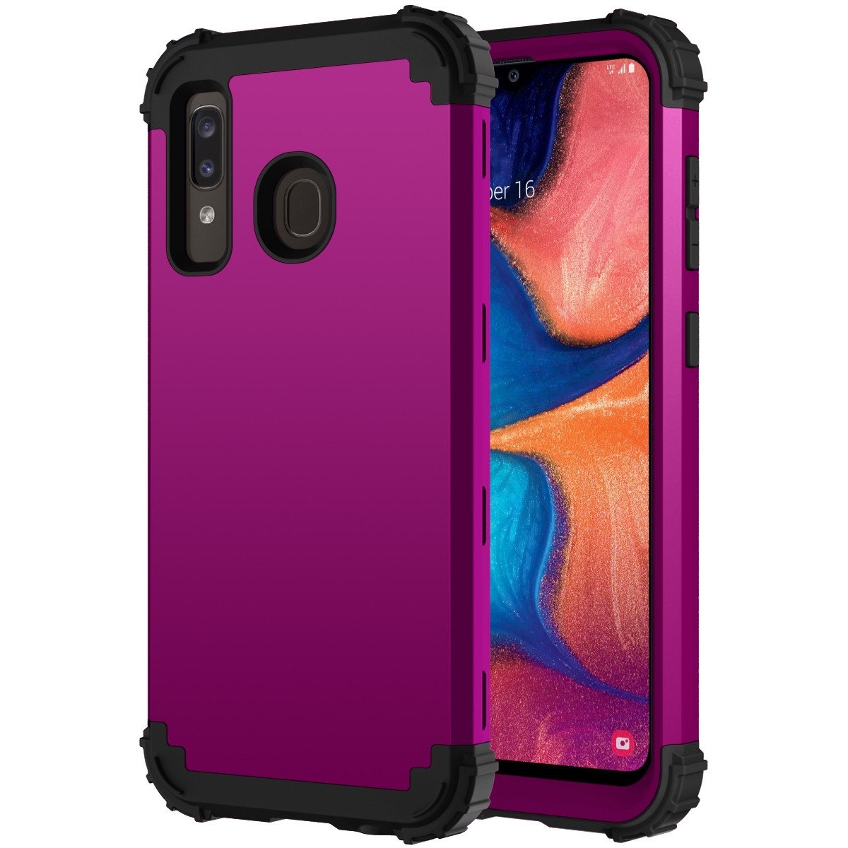Impact Samsung Galaxy A30 2019 Shockproof 3in1 Rugged Case Cover A305 ...