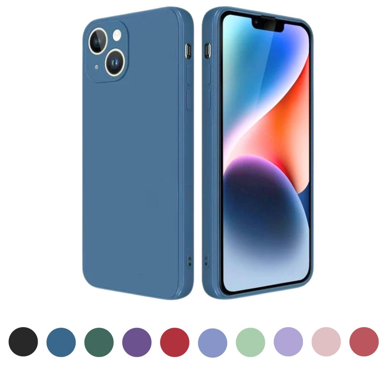 iPhone 15 Soft Liquid Silicone Shockproof Case Cover Apple iPhone15 ...