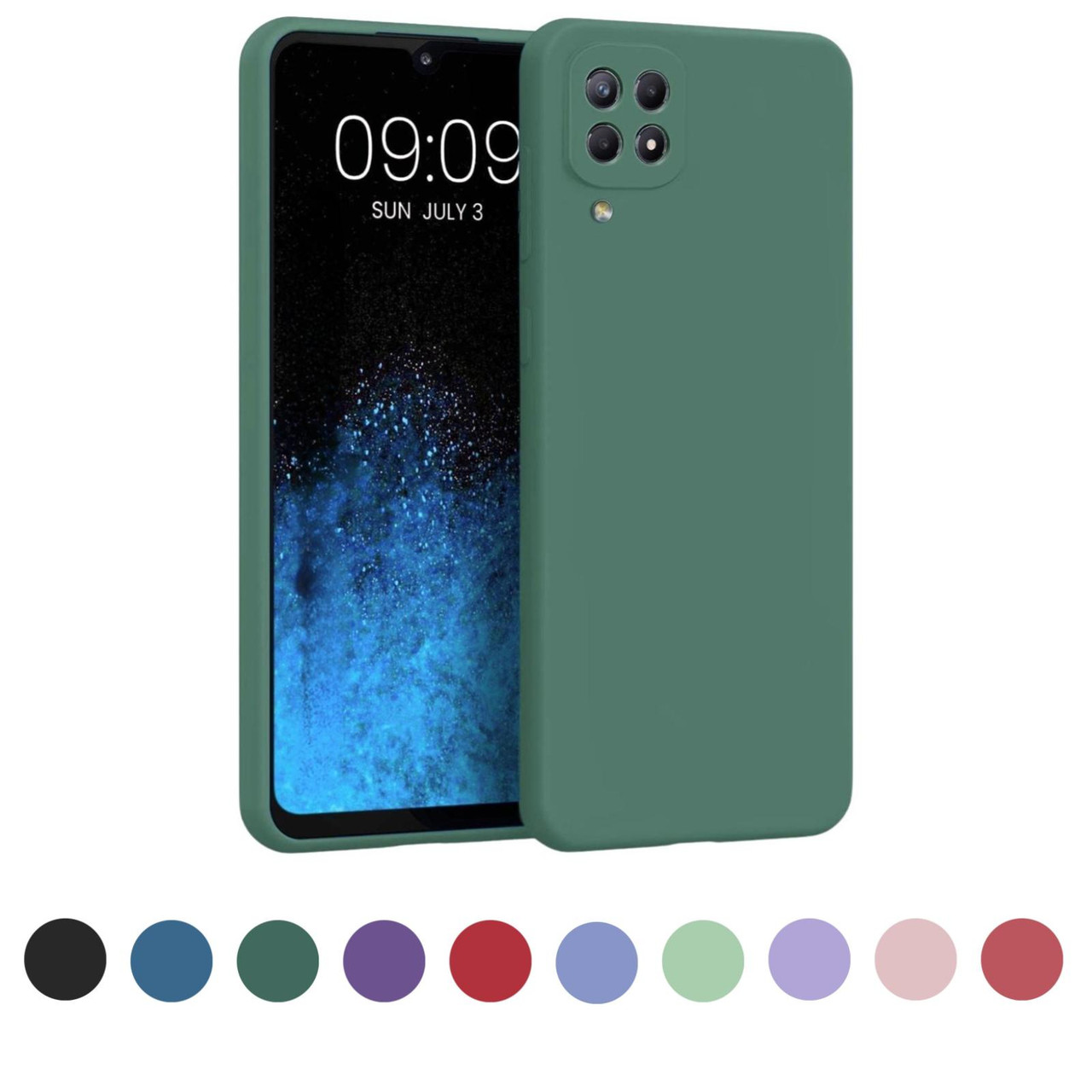 Samsung Galaxy A12 Soft Liquid Silicone Shockproof Case Cover A125 - myCaseCovers