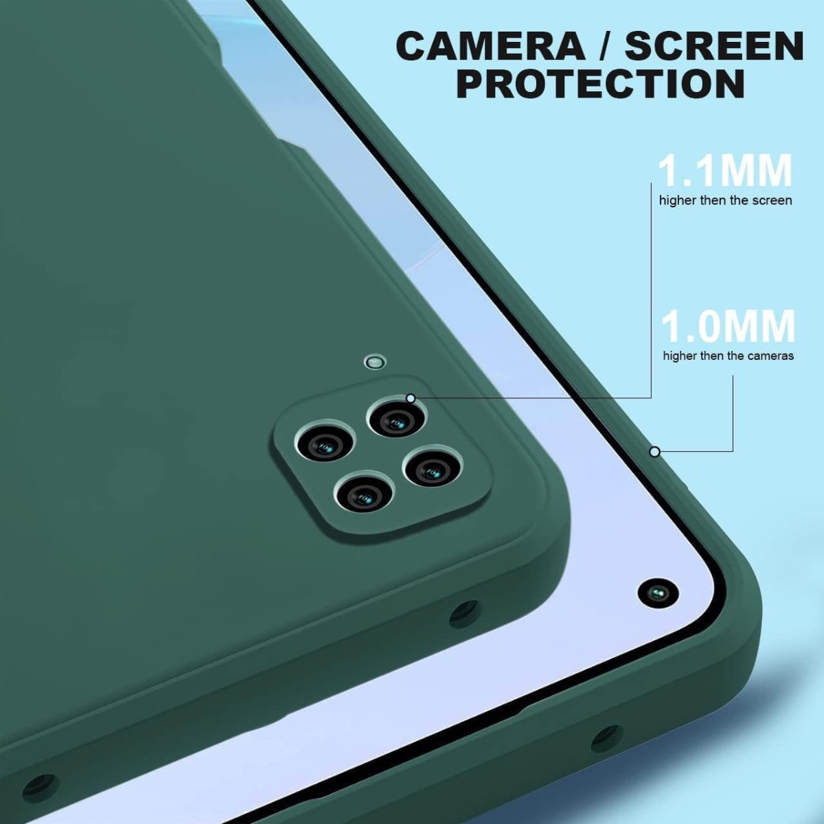 Samsung Galaxy A12 Soft Liquid Silicone Shockproof Case Cover A125 - myCaseCovers