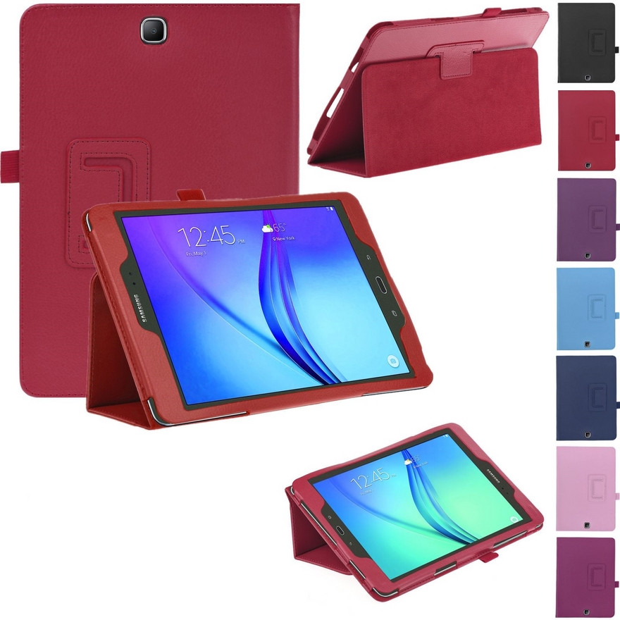 Samsung Galaxy Tab A 8.0" T350 T355 P350 Folio Leather Case Cover TabA ...