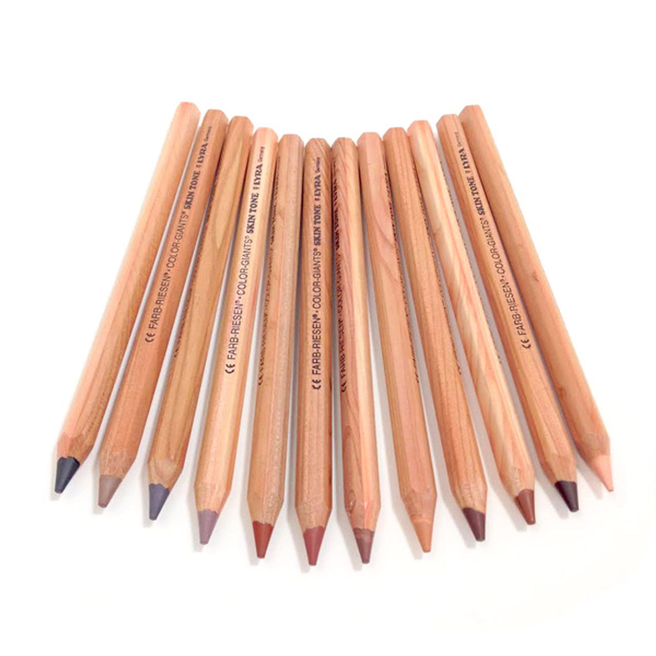 Lyra Color Giant Skin Tone Pencils Set Of 12 A Child s Dream lyra-color-giant-skin-tone-pencils-set-of-12-a-child-s-dream