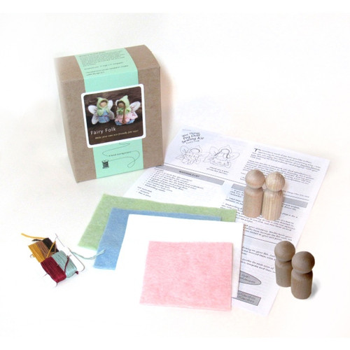 Peg Doll Hand Sewing Kit - Fairy Folk - A Child's Dream