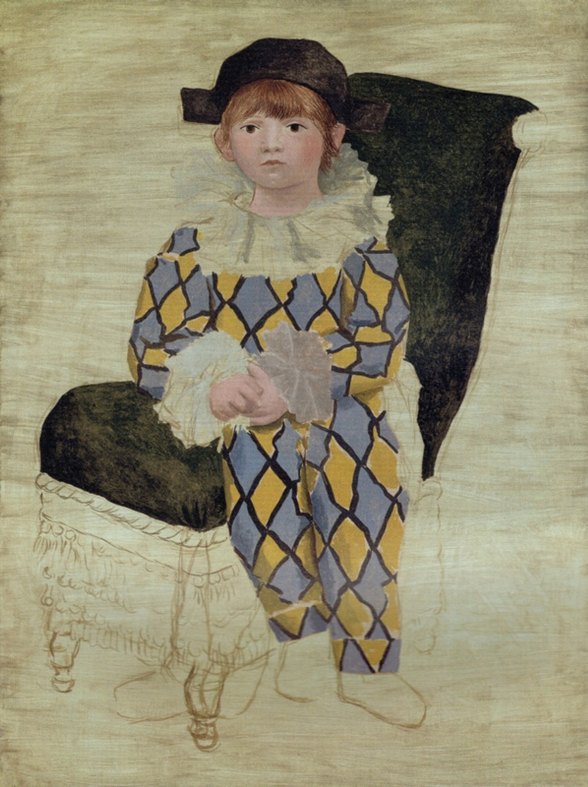 Paul as Harlequin Picasso 1924 - United Kingdom Paul as Harlequin Picasso 1924 - United Kingdom