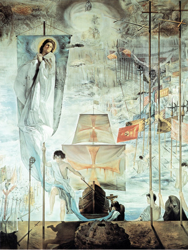 Salvador Dali - The discovery of America by Christopher Columbus 1958 ...