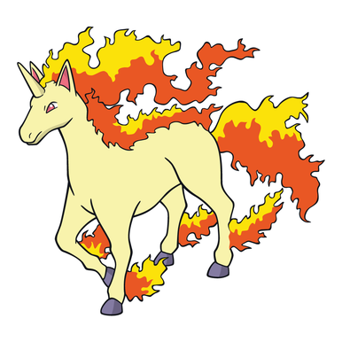Rapidash PNG Poster Canvas Movie Film Print A0 A1 A2 A3 A4 A5 A6 Art ...