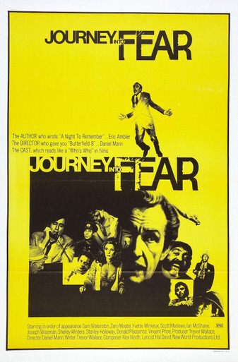 Journey Into Fear Poster 01 Poster Canvas Movie Film Print A0 A1 A2 A3 ...