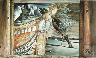 Design for the set of Romeo and Juliet 1942 Dali - United Kingdom