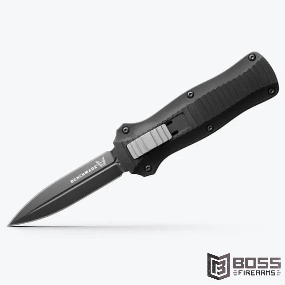 Benchmade - Mini Infidel Double-Edged Dagger Pocket Knife - Black ...