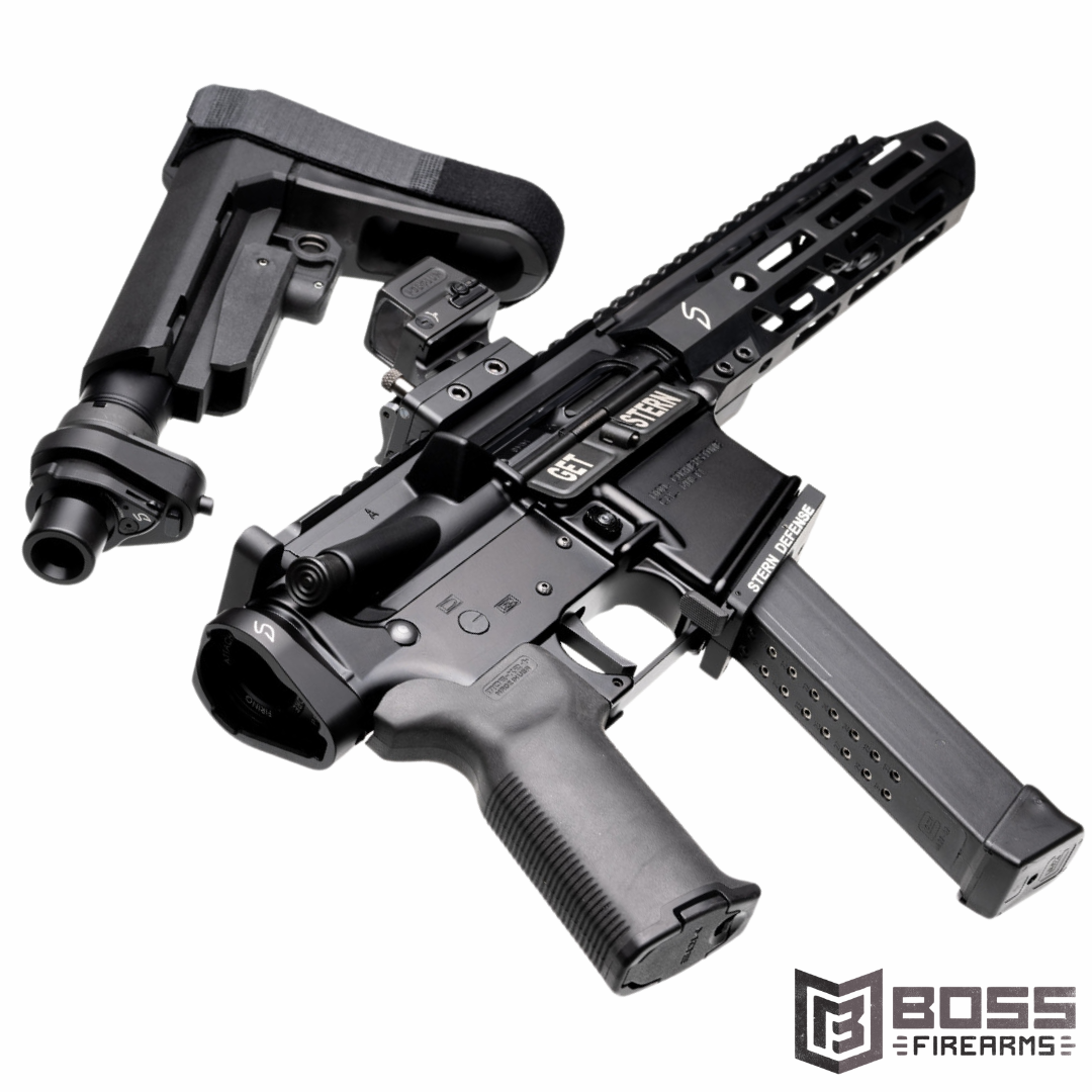 Stern Defense RAB-AD Rapid Attach Buttstock Adapter for ARs Black - STNRABADD1M - Boss Firearms ...