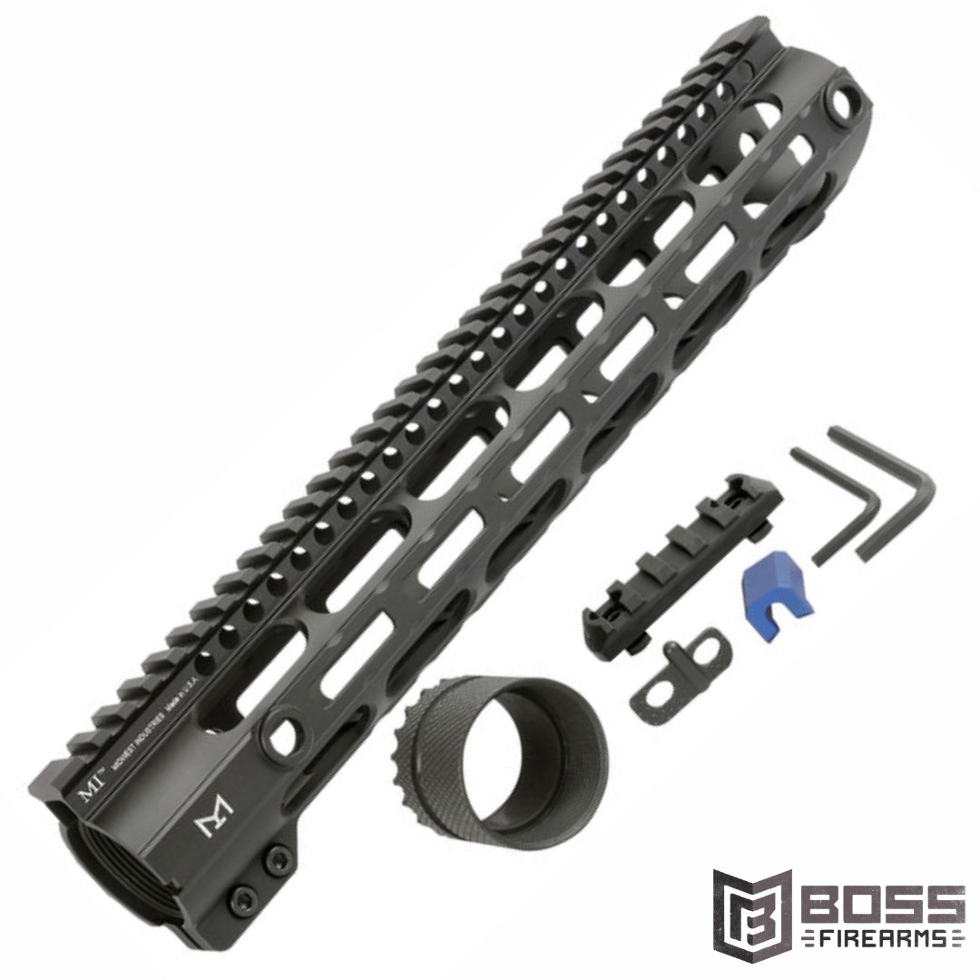 Midwest Industries HANDGUARD 308 COMBAT RAIL 12.625" DPMS HIGH MLOK ...