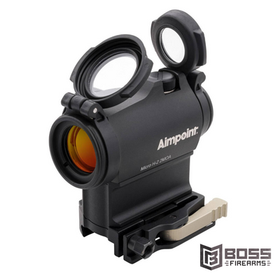 Aimpoint - Micro H-2 Red Dot Reflex Sight 2 MOA LRP Mount and Spacer ...