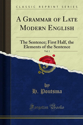 A Grammar of Late Modern English - ebook