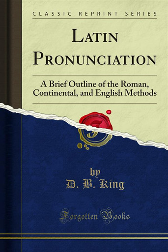 Latin Pronunciation - ebook