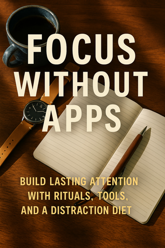 Focus Without Apps: Build Lasting Attention with Rituals, Tools, and a ...