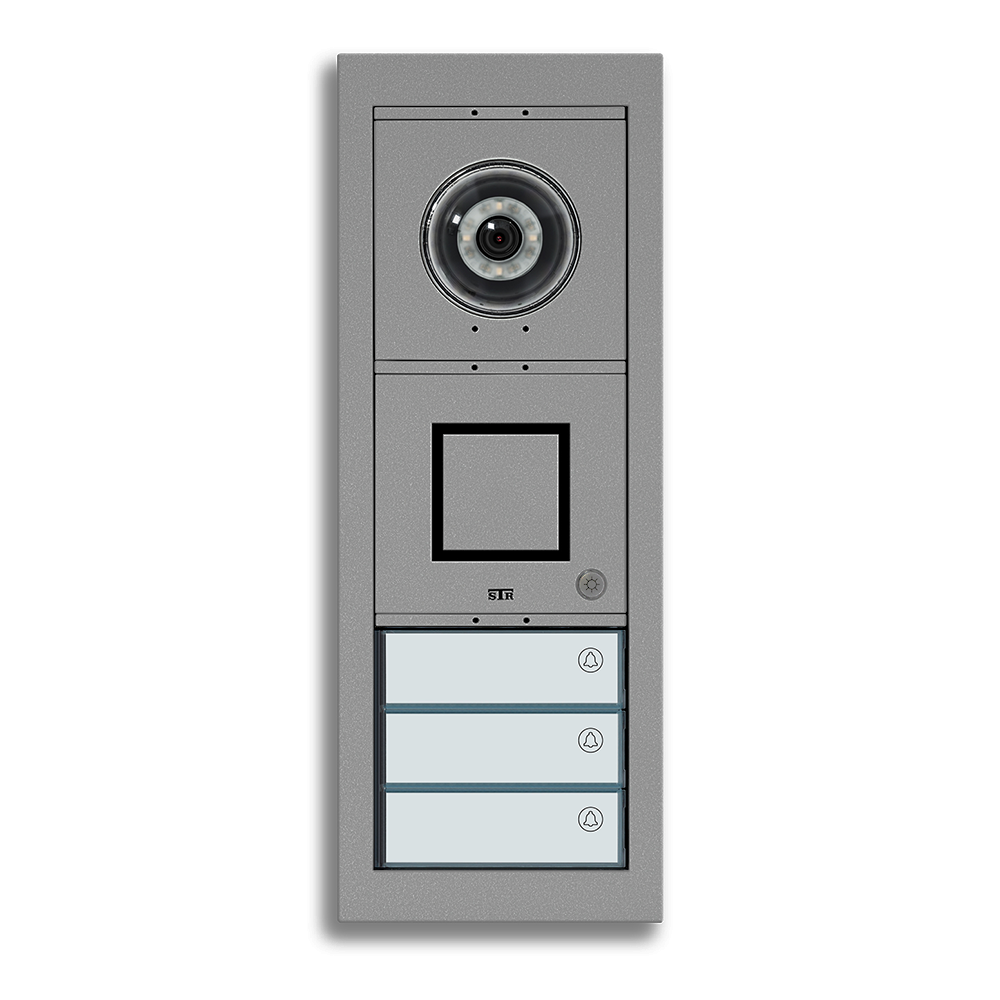 STR Varoflex 3-Way 2-Wire Video Door Entry Kit | Surface Dome Camera