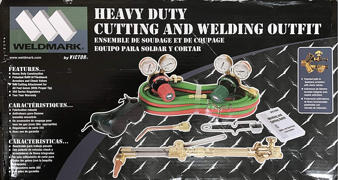 Weldmark by Victor Heavy Duty Cutting and Welding Combination Torch Kit ...