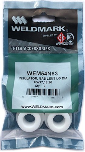 Large Gas Lens Insulator, 54N63,PK2 By CK Worldwide … - Welding Depot
