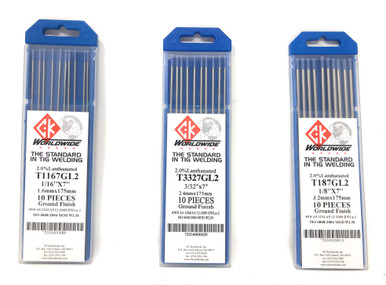 Tungsten 2% Lanthanated (10pk) - Welding Depot