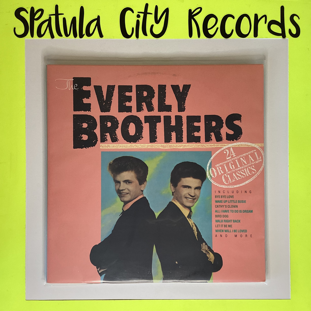 The Everly Brothers - 24 Original Classics - double vinyl record album LP