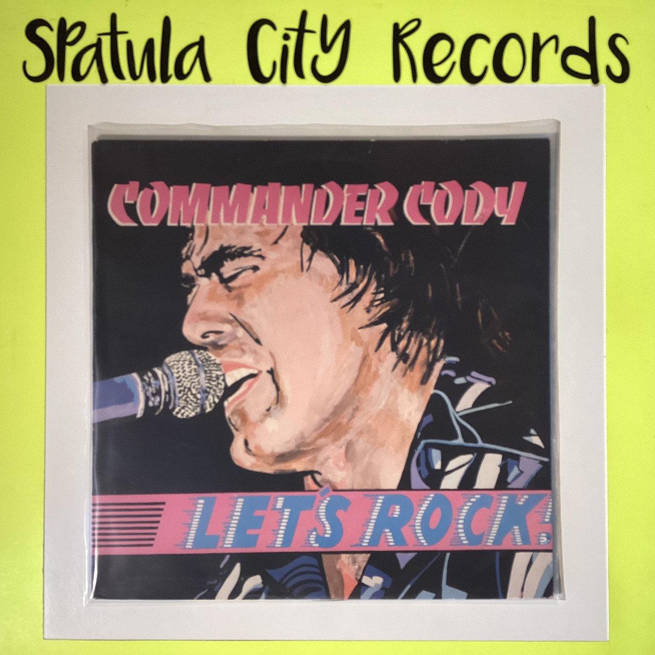 Commander Cody - Let's Rock! - vinyl record album LP