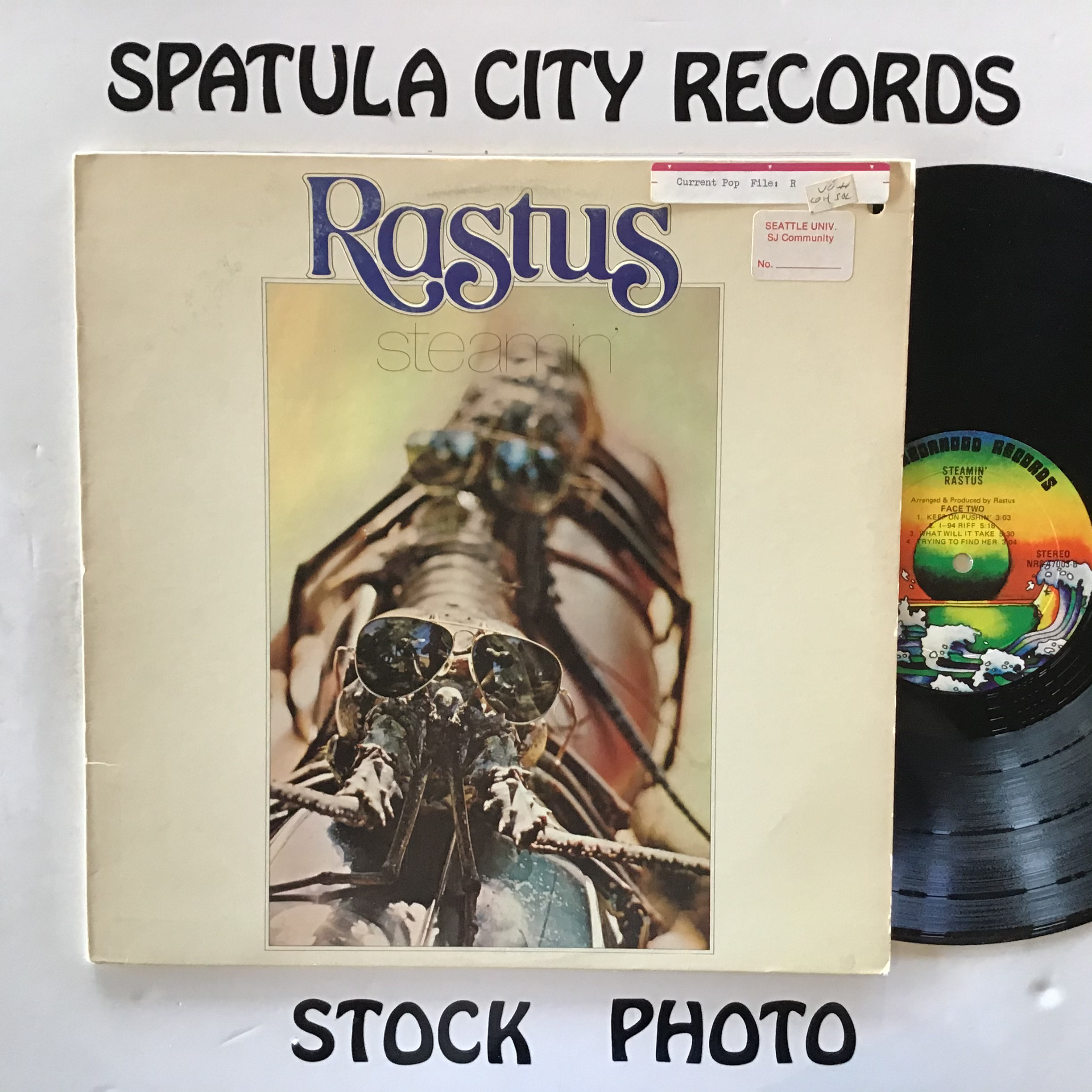Rastus -Steamin' - vinyl record LP