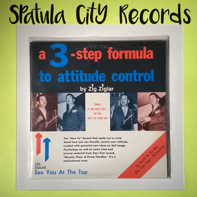 Zig Ziglar – A 3-Step Formula To Attitude Control - MONO - vinyl record ...