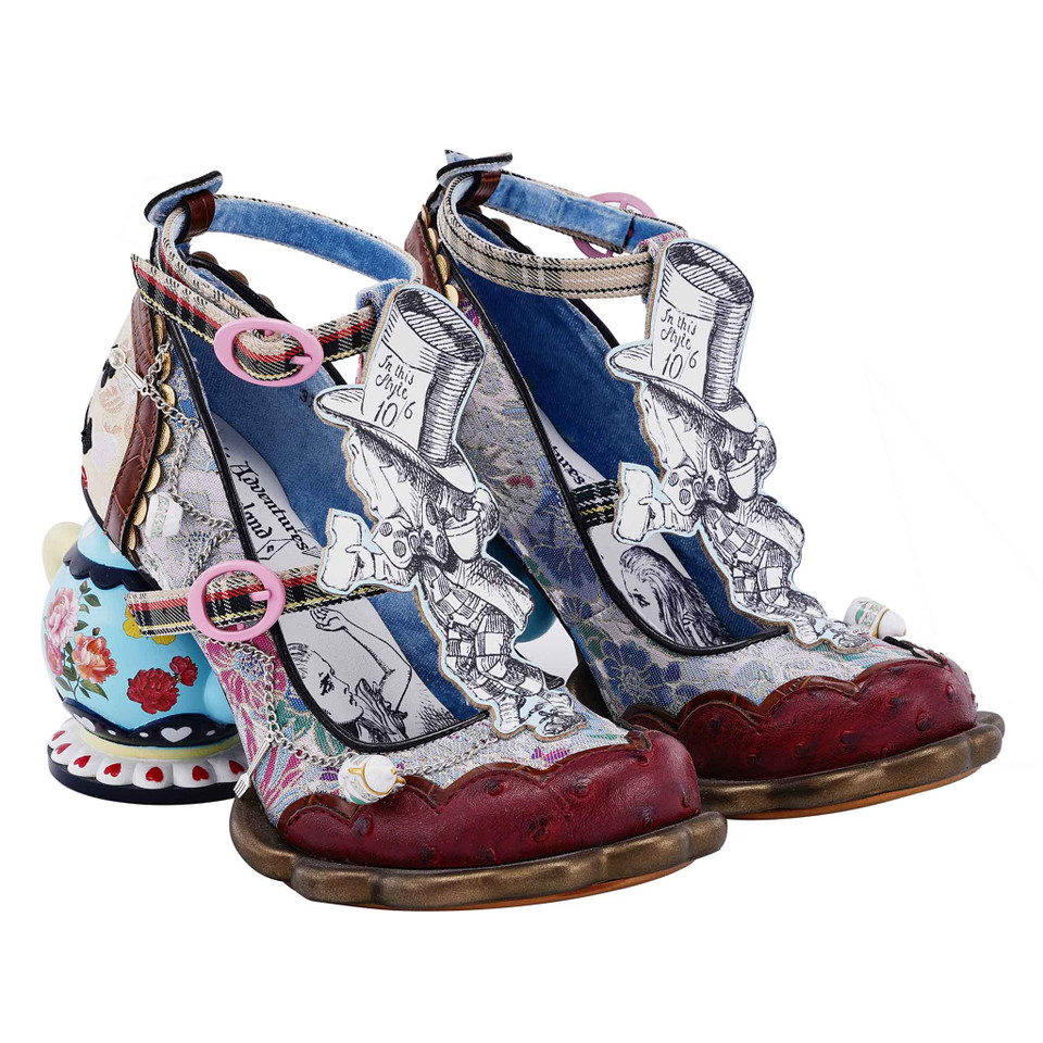 Irregular Choice | White Satin Lace Up High Heeled Bridal Boot Shoe ...