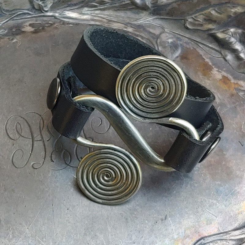Snap-On Leather Cuff Straps - JUL Designs