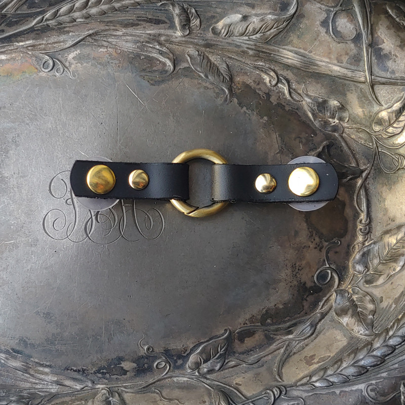 Cordoba Bezel Closure - Antique Brass - JUL Designs