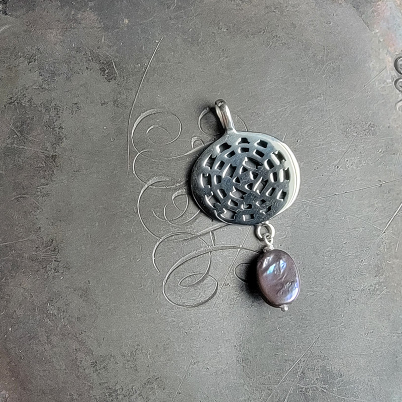 Ancient Geometry Circle Charm - JUL Designs