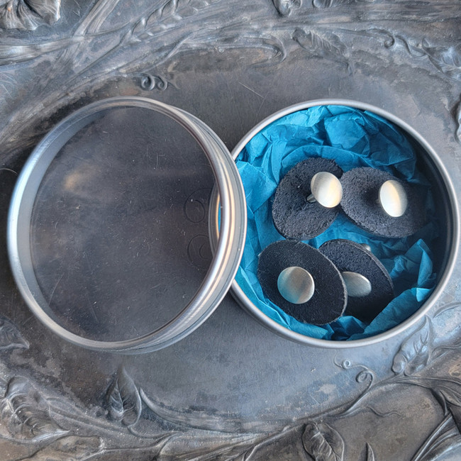 Mini Stud Buttons / Retro-fit Kit - Satin Set of 4 - JUL Designs