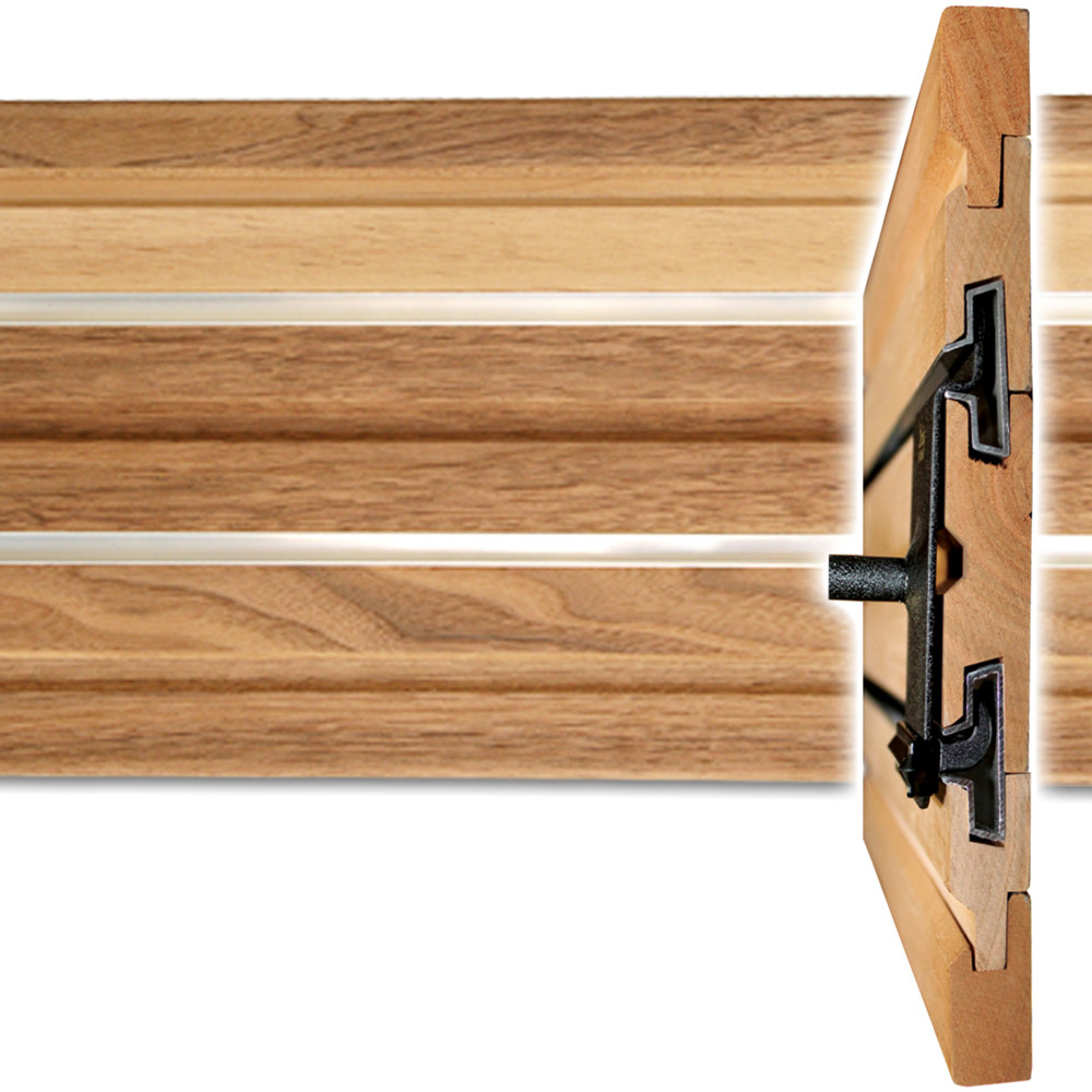 Hardwood Slatwall Rail - String Swing