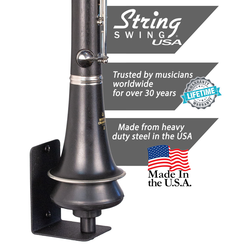 Wall Mount Clarinet Stand - String Swing