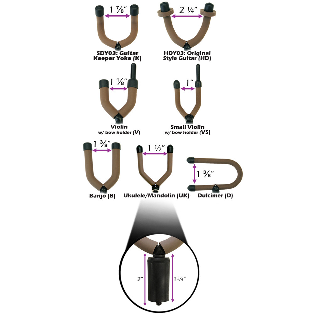Yoke/Cradle Replacement (2 ½ Inch Bold Length - CC01K Style) - String Swing